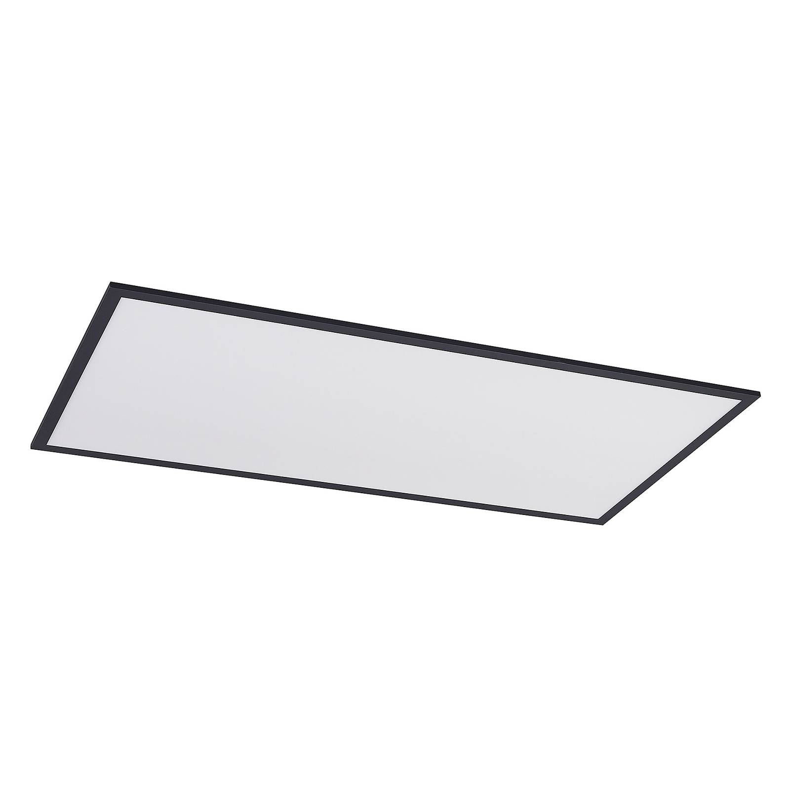 Lindby Panneau LED Nelios, 120 x 60 cm, 4000K, noir, métal, Eclairage ...