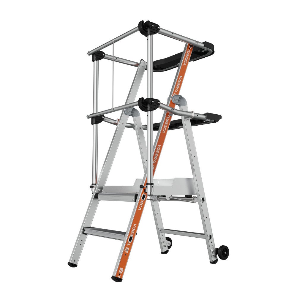 Plateforme mobile RAPTOR TUBESCA-COMABI 4 marches 150 kg aluminium ...