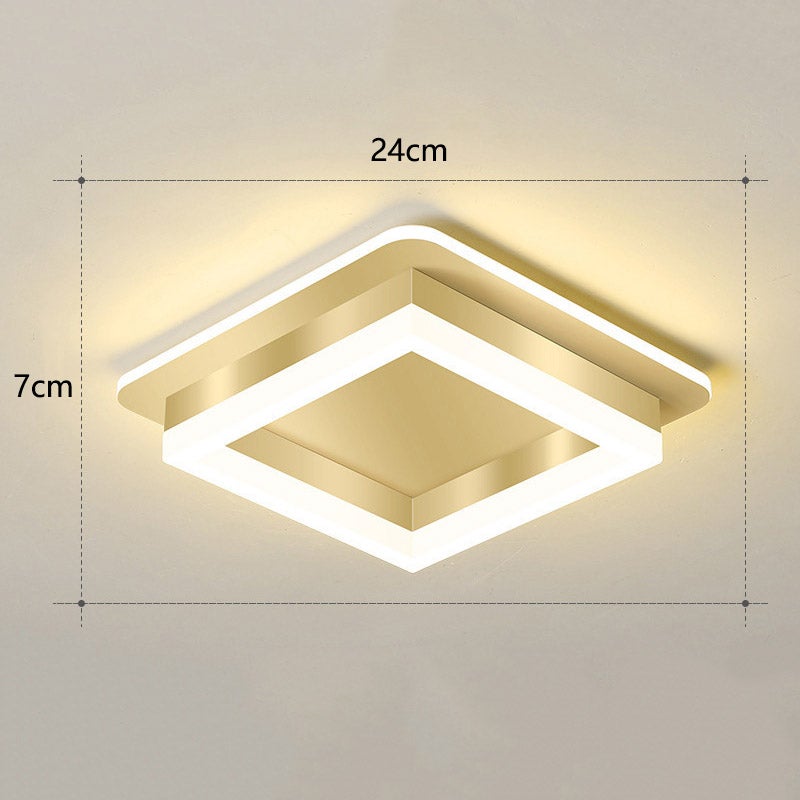 Plafonnier LED carré moderne, plafonnier encastré carré, adapté aux ...