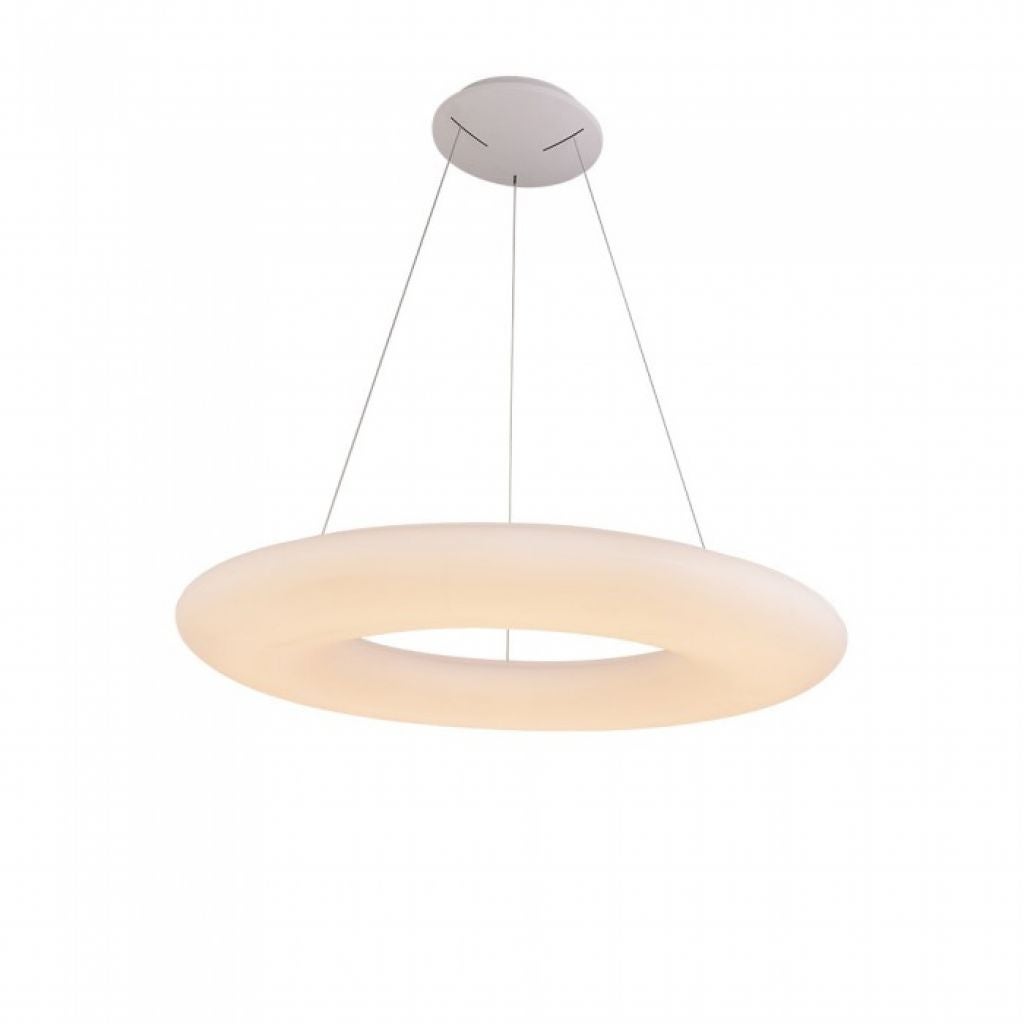 Lustre circulaire LED 105W Blanc 3000K Triac Dimmable | Leroy Merlin