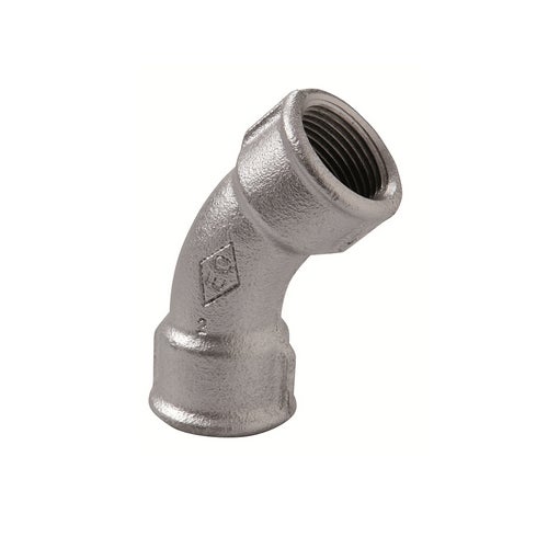 CODO LARGO FF 45° GALVANIZADO 3/8 | Leroy Merlin