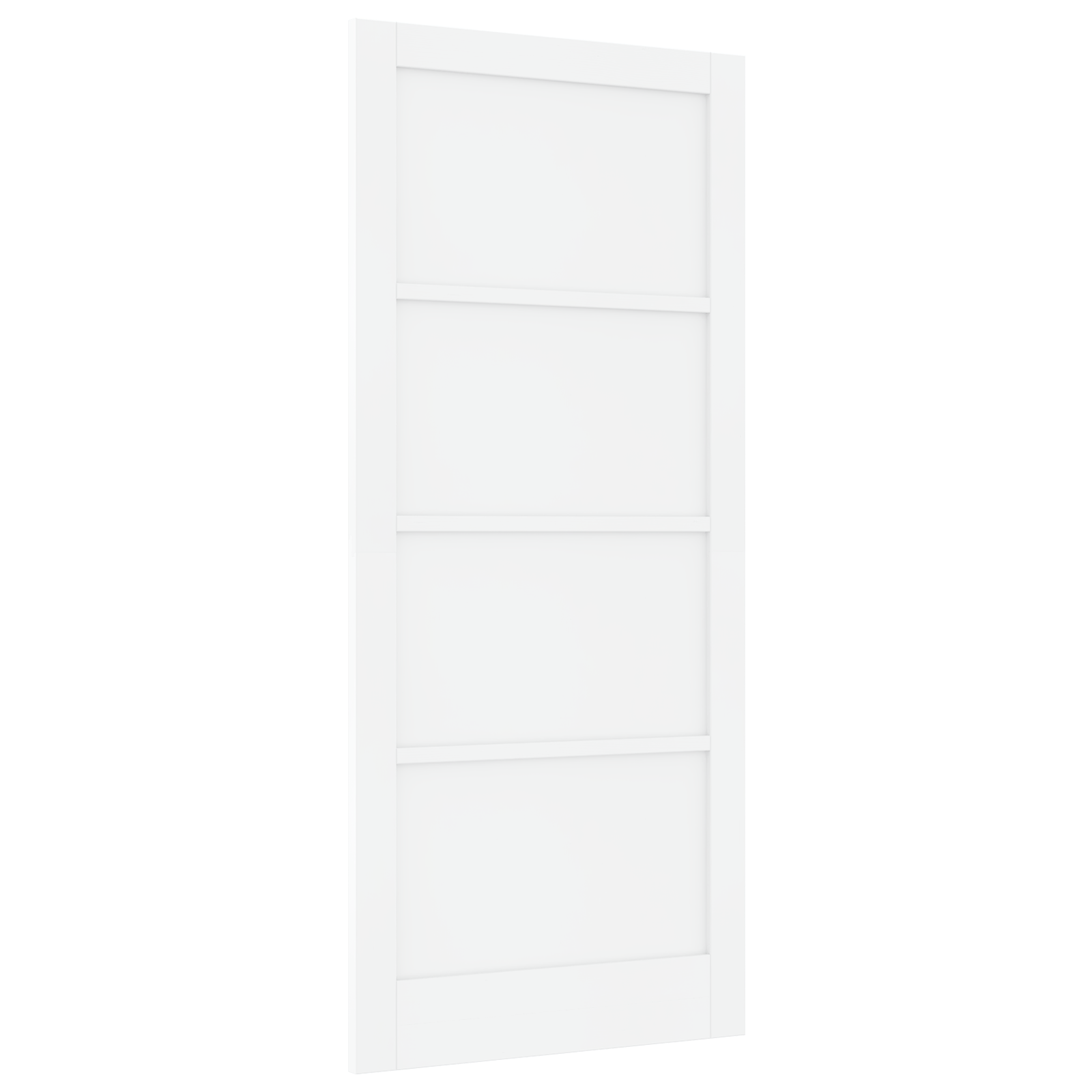 Porte intérieure | Porte d'entrée 'ORKDAL'Blanche 93x211x4 cm Bois ...