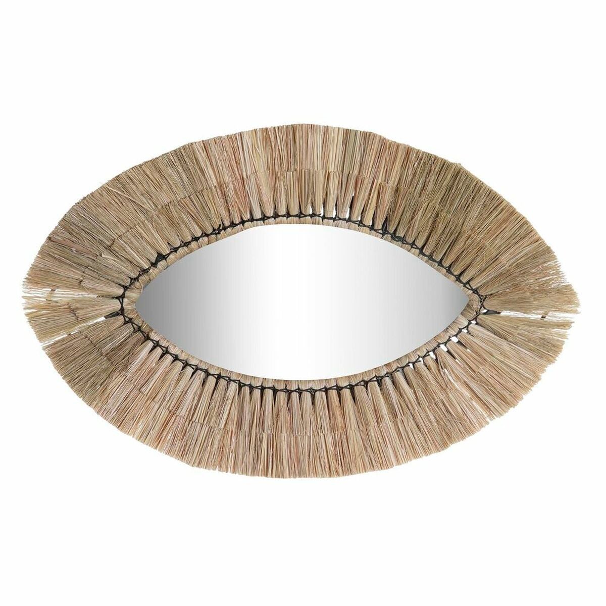 Miroir mural DKD Home Decor Verre Naturel Jute (54 x 3 x 34 cm) | Leroy ...