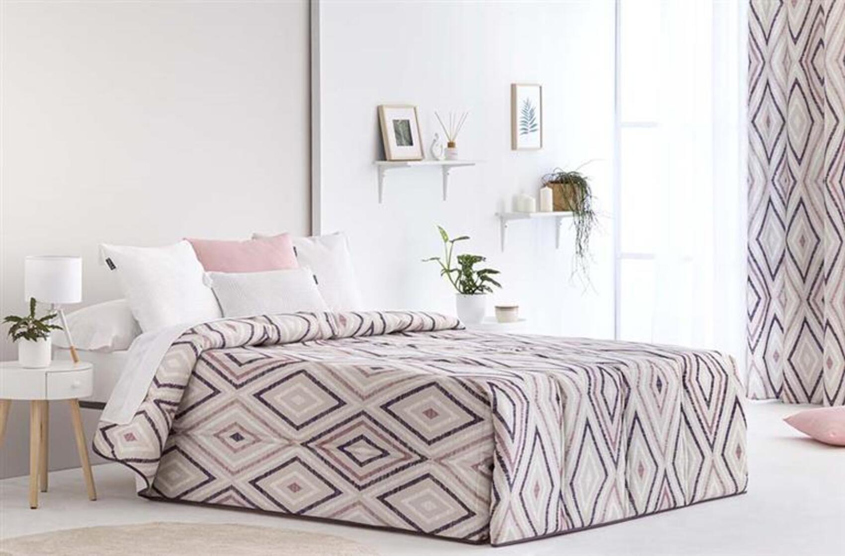 Edredón Conforter Zafra Lila para Cama de 105 cm | Leroy Merlin
