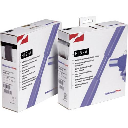 HellermannTyton 308-12400 Gaine thermorétractable avec colle 24 mm 8 mm Taux de retreint:3:1 3 m ...
