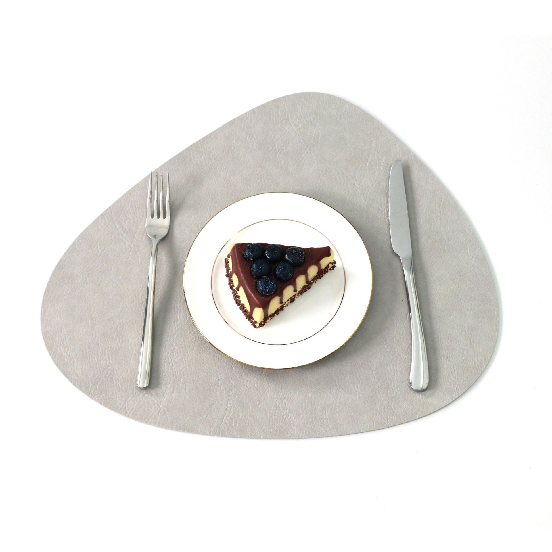 Sets de table et dessous de verre en simili cuir, lavables, double face ...