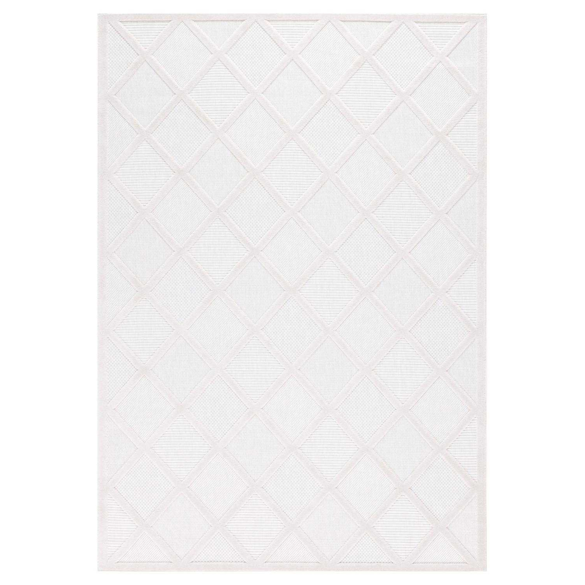 Tapis intérieur extérieur en polypropylène Fira 991 blanc 160 x 120 cm JARDINDECO | Leroy Merlin