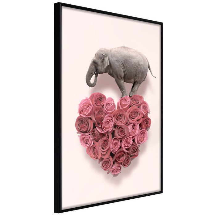 Affiche Murale Encadrée "Proof of Love" 20 x 30 cm Noir | Leroy Merlin