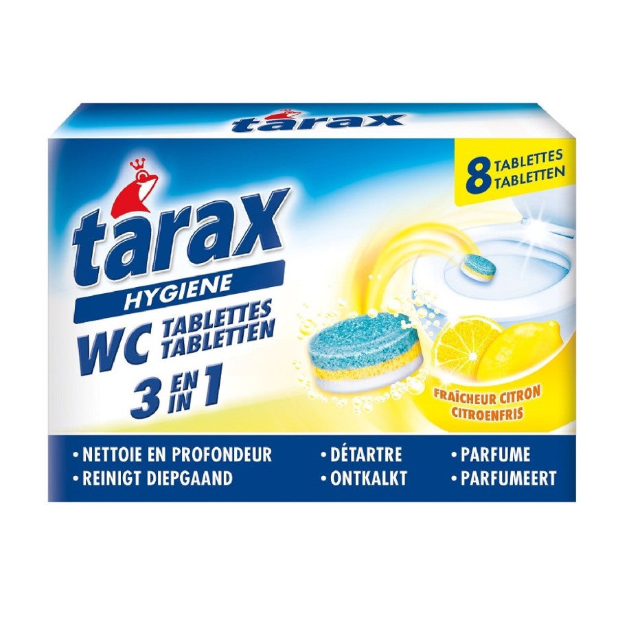 Tarax WC tablettes '3 en 1' - 8 tablettes | Leroy Merlin