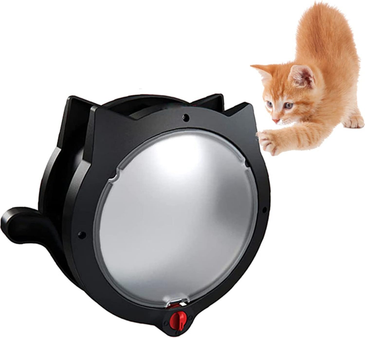 Porte pour Chat, 4 Modes De Verrouillage, Adorable Forme de Chaton ...