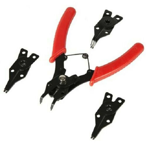 ALICATES SEEGER PARA CIERRES DE ANILLO INTERIOR Y EXTERNO KIT SET 4 ...