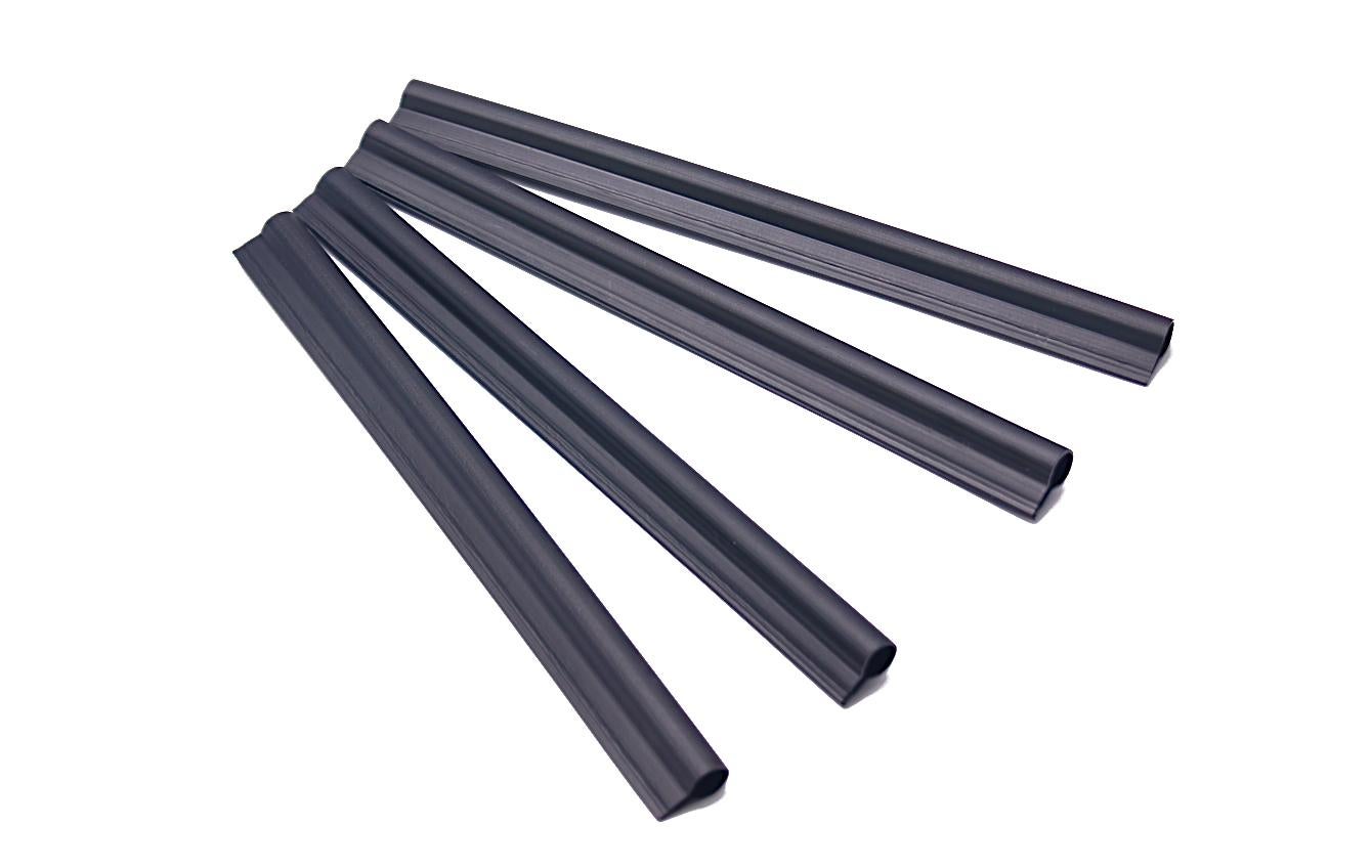 Lot de 2 clips de fixation pour bandes de protection des vues en noir ...