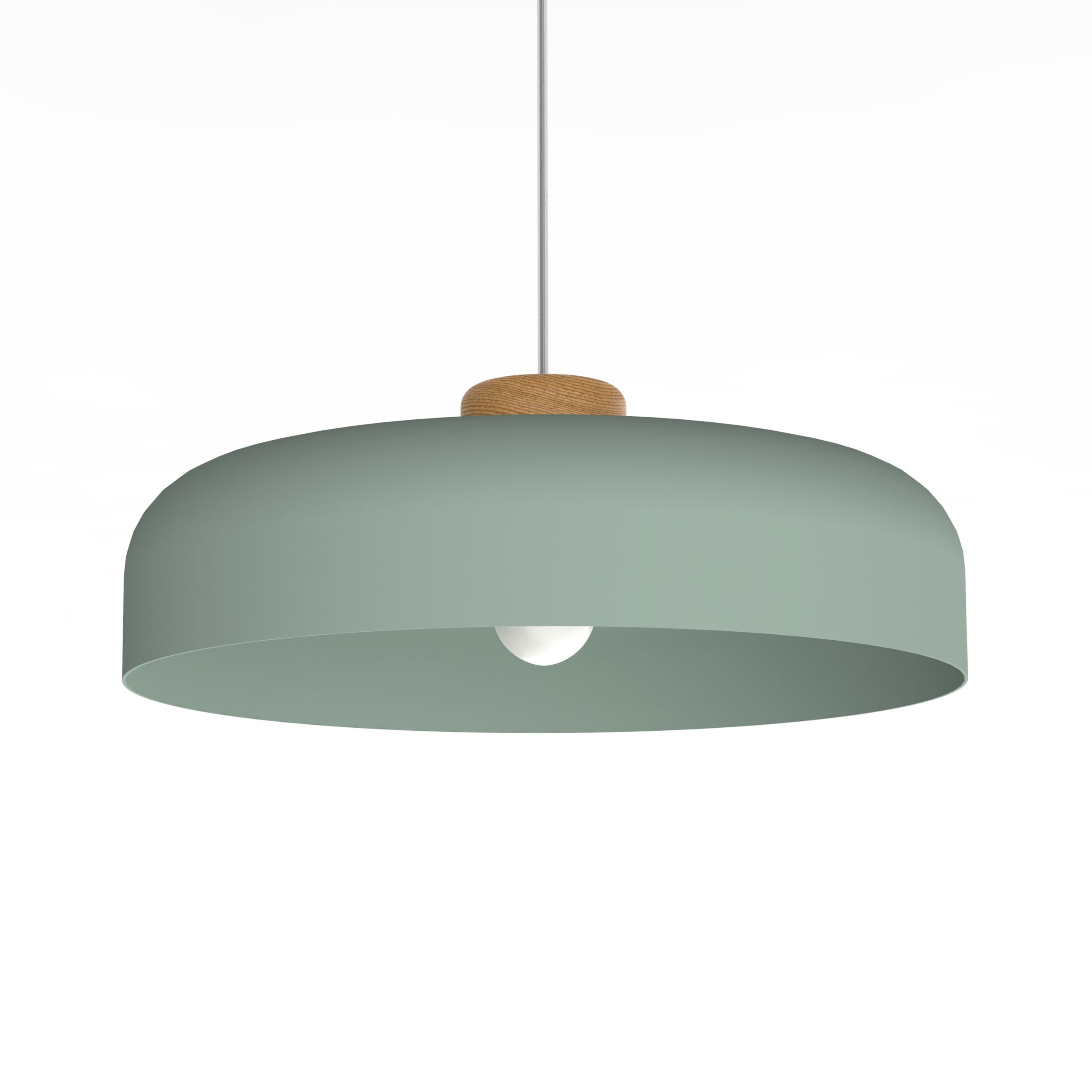 LUMICOM | BOIS Suspension, 1XE27, max 42W, métal, vert glacier, D50cm ...