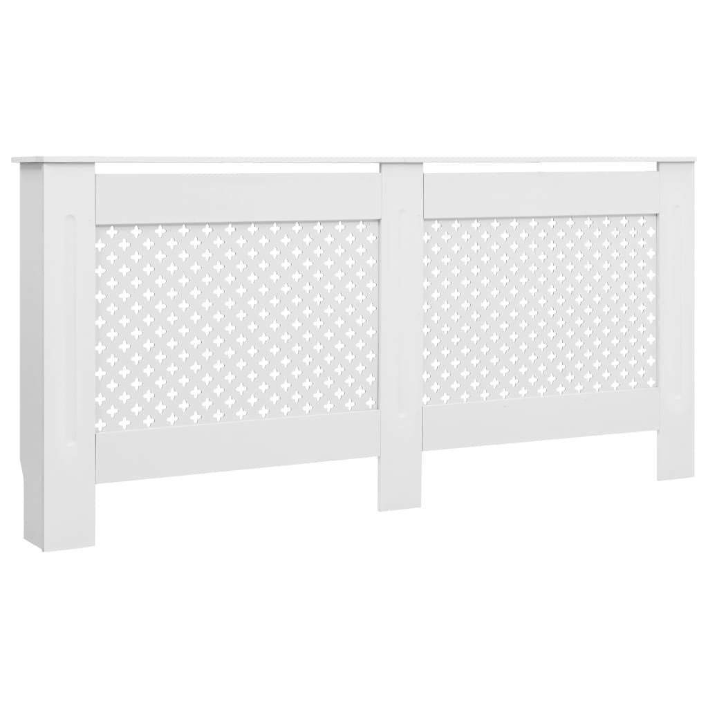 Cache radiateur MDF blanc 172x19x81,5 cm - COMFORTXL | Leroy Merlin
