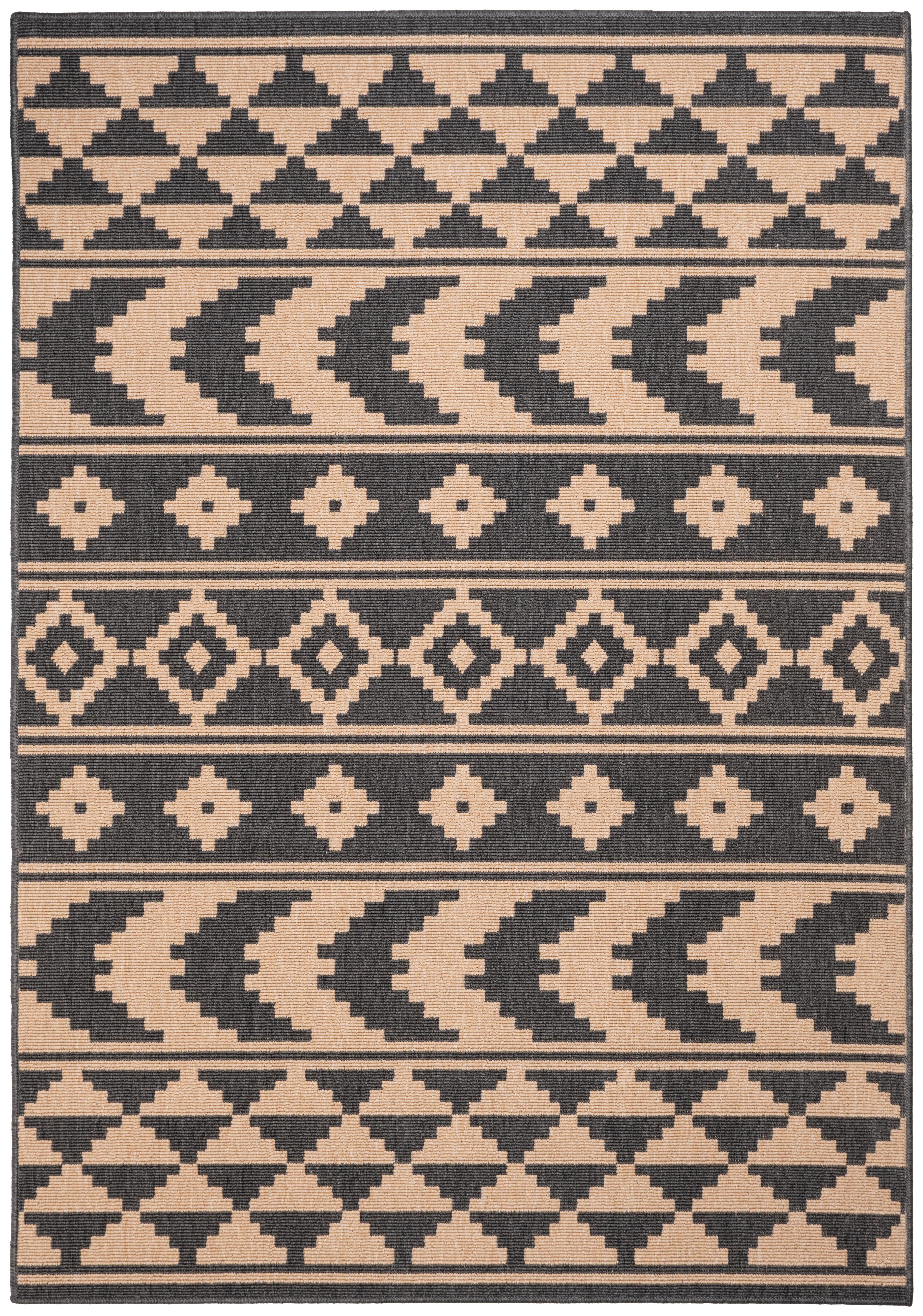 Dywan Multidecor Delmar 120 x 170 cm aztecki brąz 1 szt. - Leroy Merlin