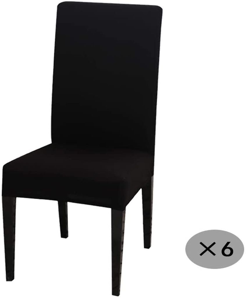 6 pièces housse de chaise élastique moderne - housse de protection ...