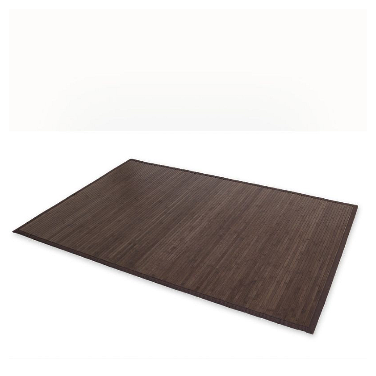 Tapis en bambou 60x200 marron foncé | Leroy Merlin