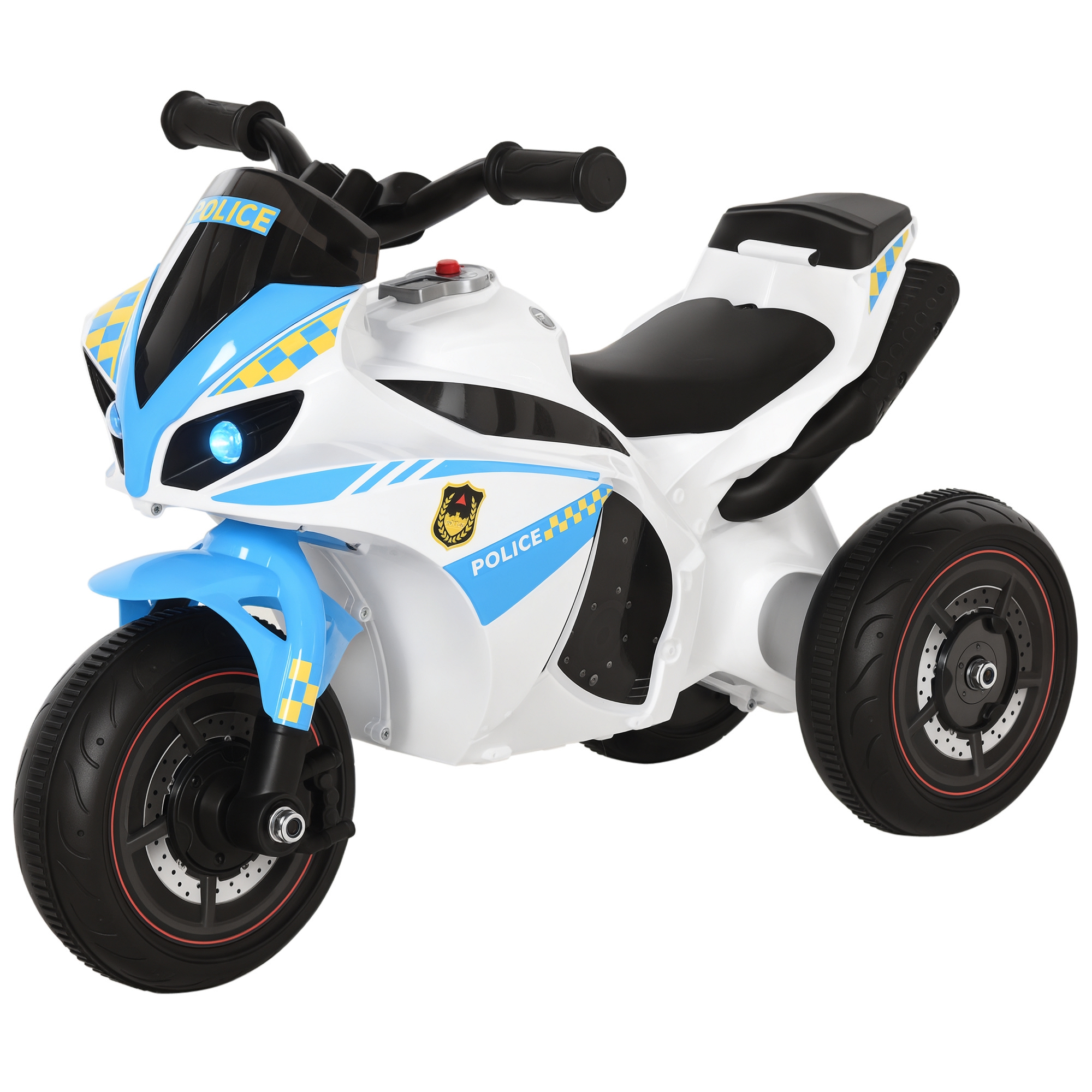 Porteur Enfants Moto de Course Effets musicaux et Lumineux Coffre ...