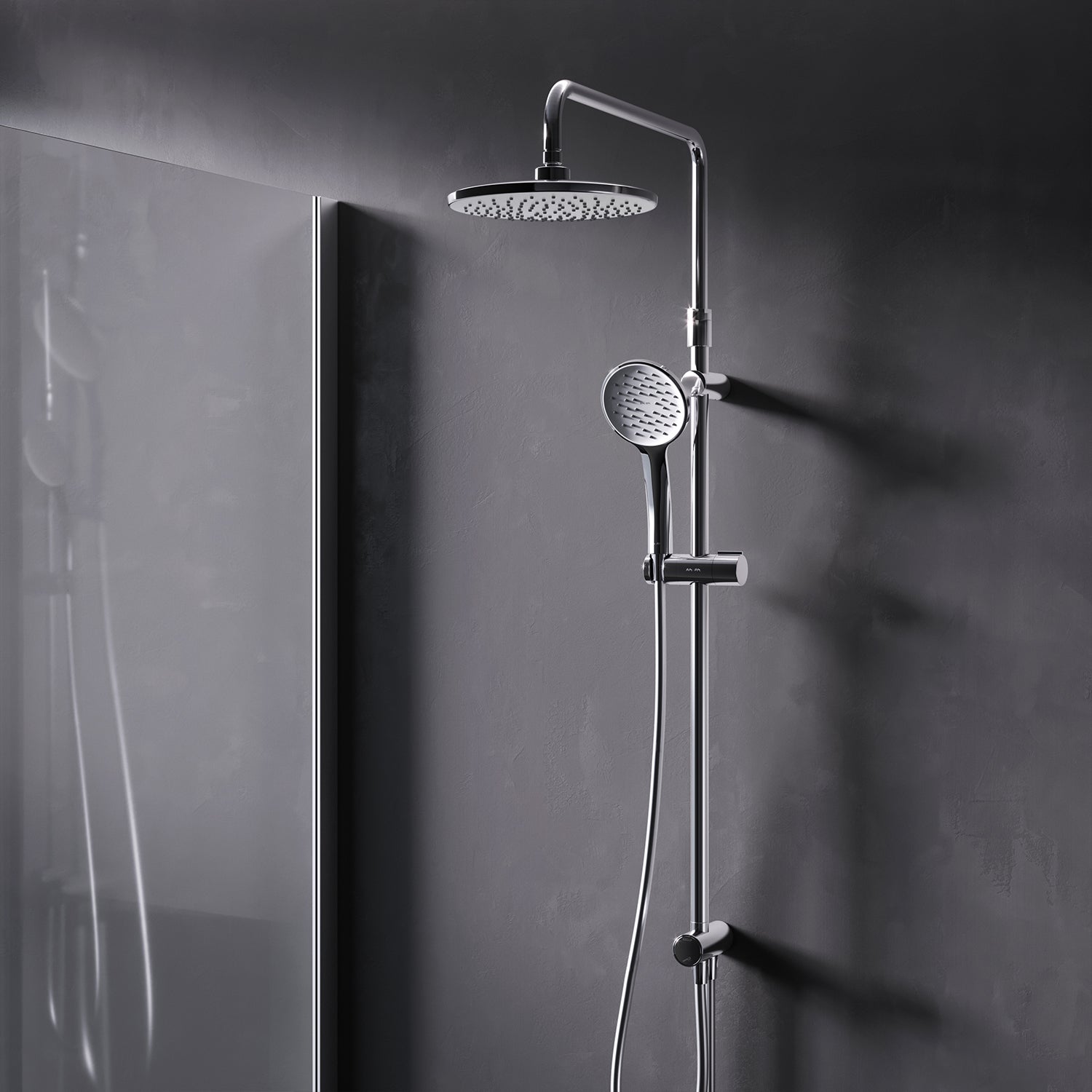 Colonne de douche et bain baignoire sans robinet, Système de douche ...