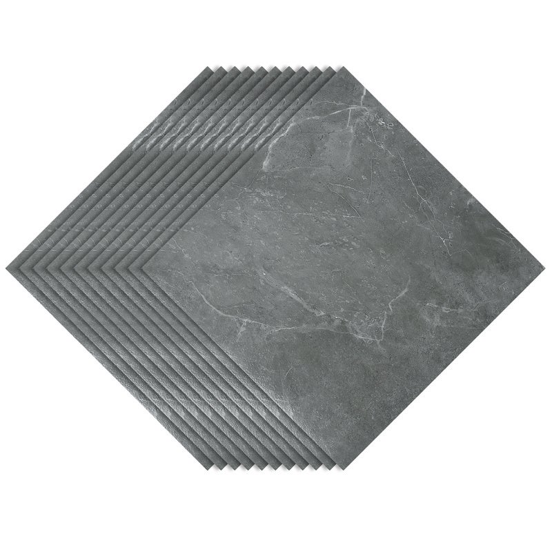 Dalles de sol PVC adhésives -3 Boites de 33 dalles vinyle auto ...