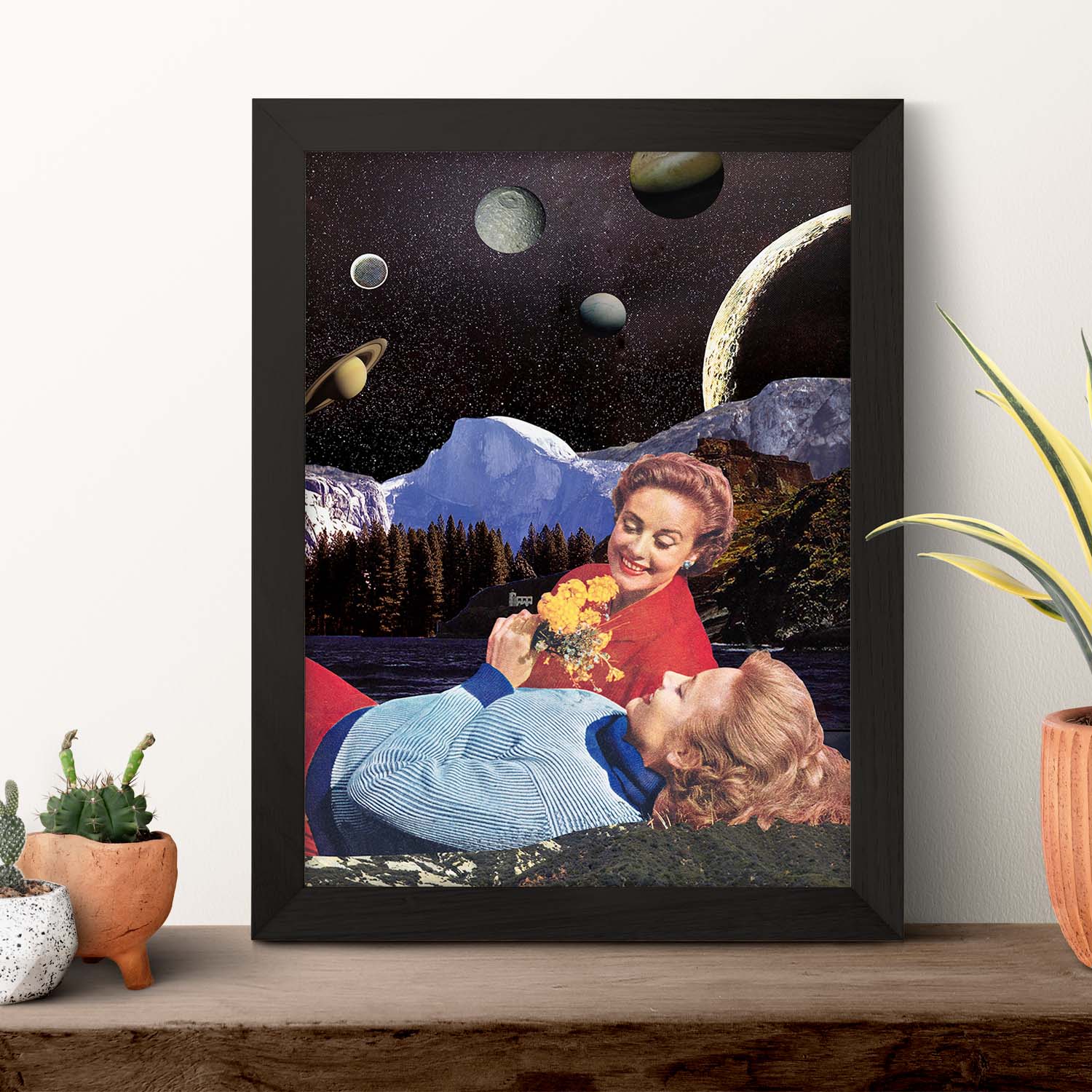 Lamina Artistica Decorativa Con Ilustracion De Collage Surrealista 43 ...