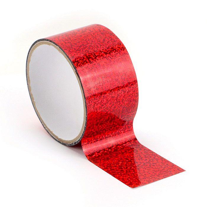 Queen tape holographique 8 m x 4,8 cm - Rouge - Graine Créative | Leroy ...