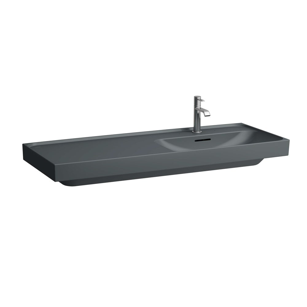 Lavabo LAUFEN MEDA, empotrable, repisa izquierda, 1200x460mm, 3 ...