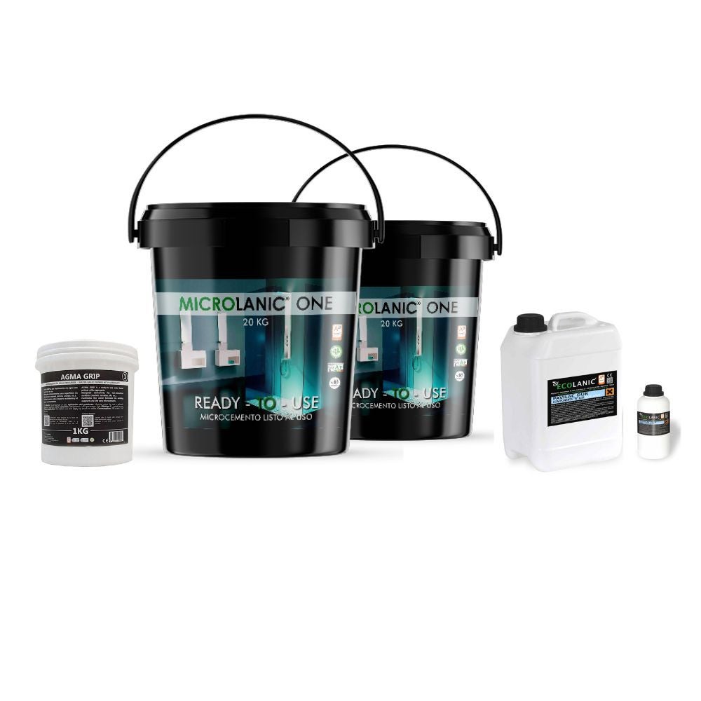 Kit Microcemento 25M² Listo al Uso – Para cualquier superficie y uso ...