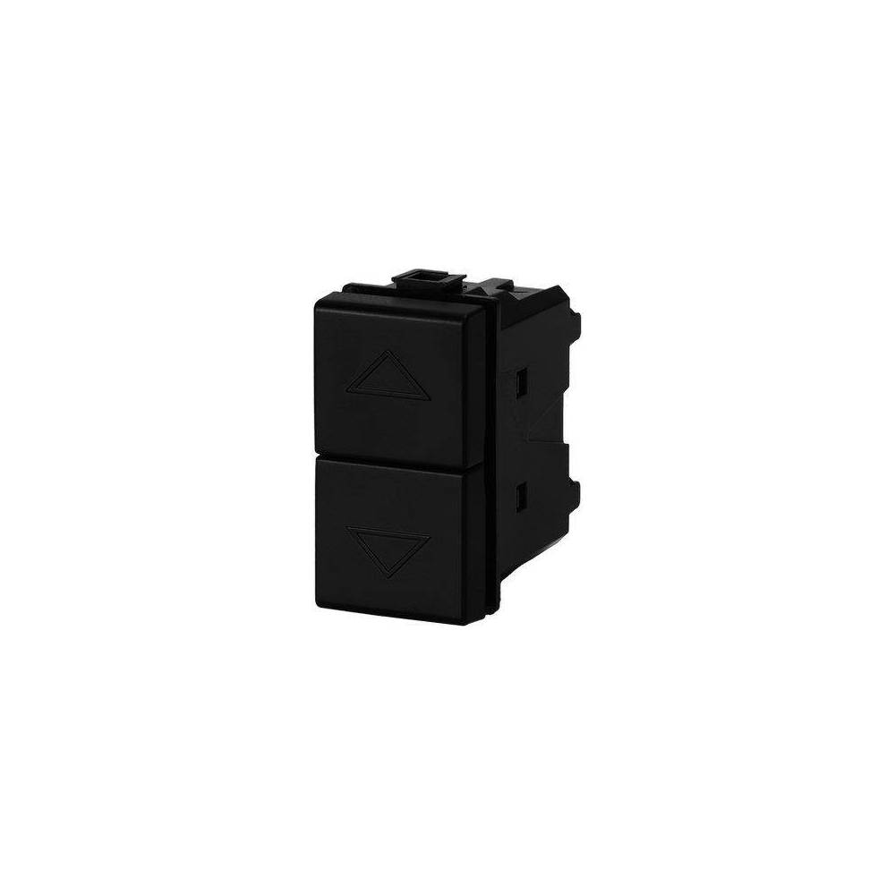 PULSANTE UNIPOLARE DOPPIO ABM NERO VOLT 250 A 16 | Leroy Merlin