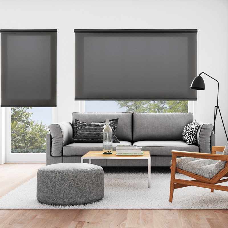 Store Tamisant, Store enrouleur d'intérieur ROLL-UP Gris asphalte ...