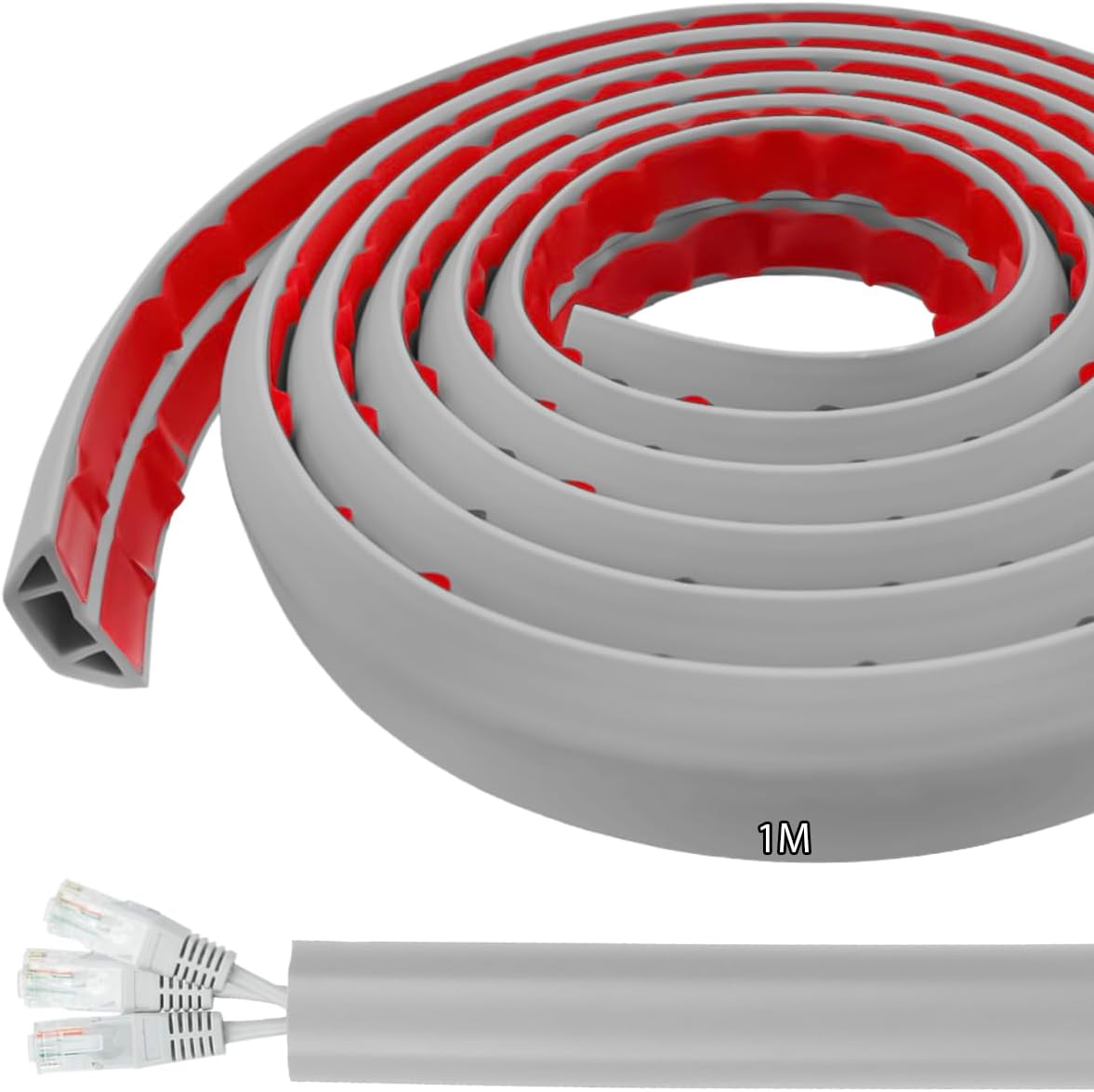 Passe Cable Sol Cache Fil Électrique Sol Auto-Adhésif 1M x 50mm Petit ...