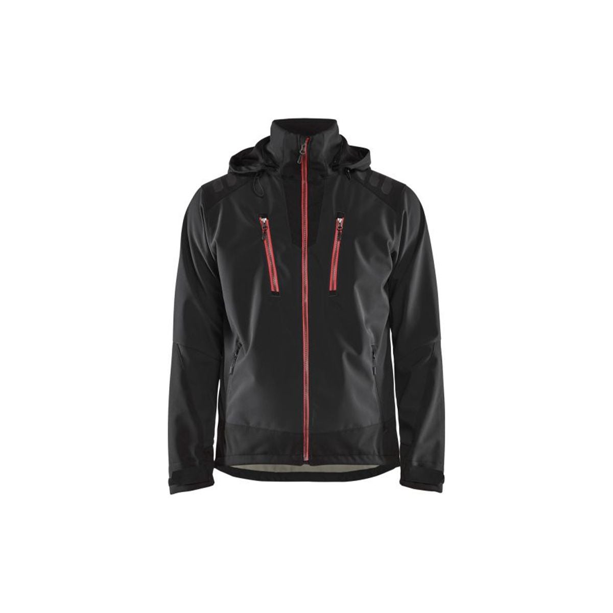 Veste softshell stretch 2D Noir/Rouge - Blaklader - Taille 2XL | Leroy ...