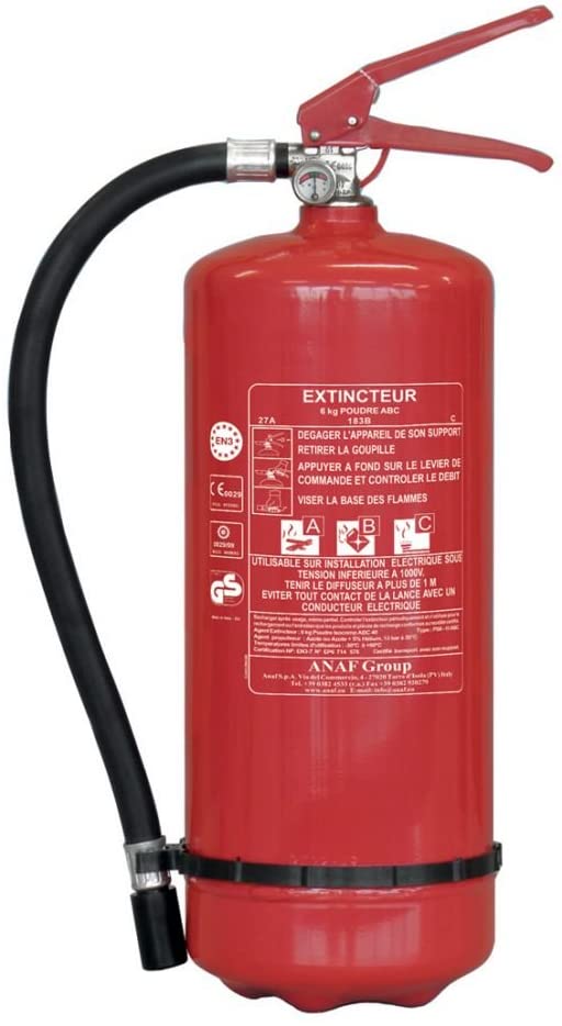 Gloria 412012 PD6GA Extincteur a poudre ABC 6 kg | Leroy Merlin