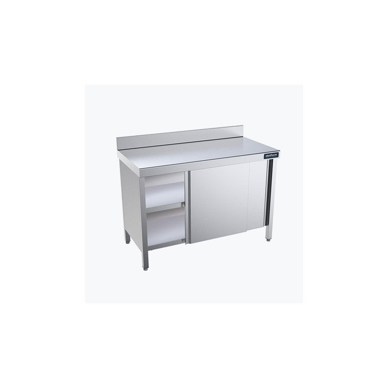 Table Adossée avec Portes - Gamme 600 - Distform - l260- L0- P0- h0 ...