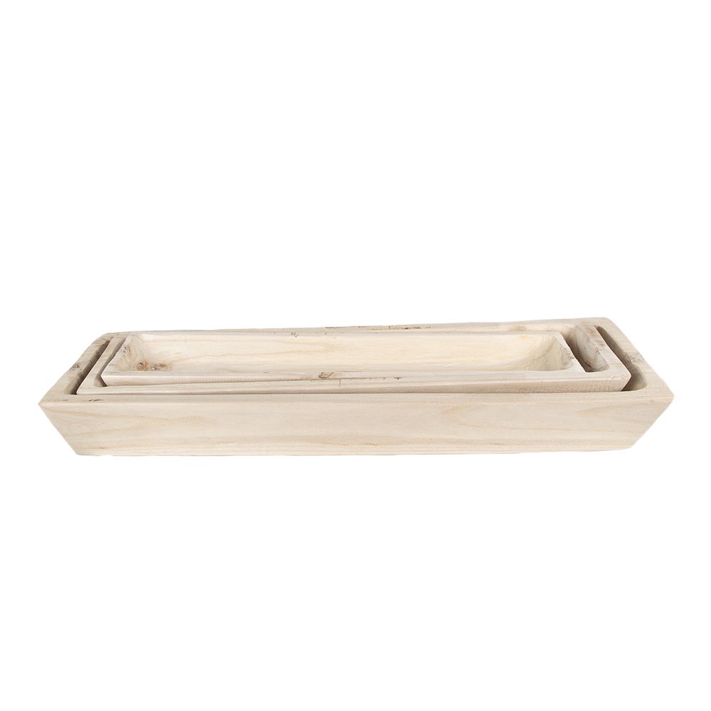 Clayre & Eef Bol de décoration set de 3 70 cm Marron | Leroy Merlin