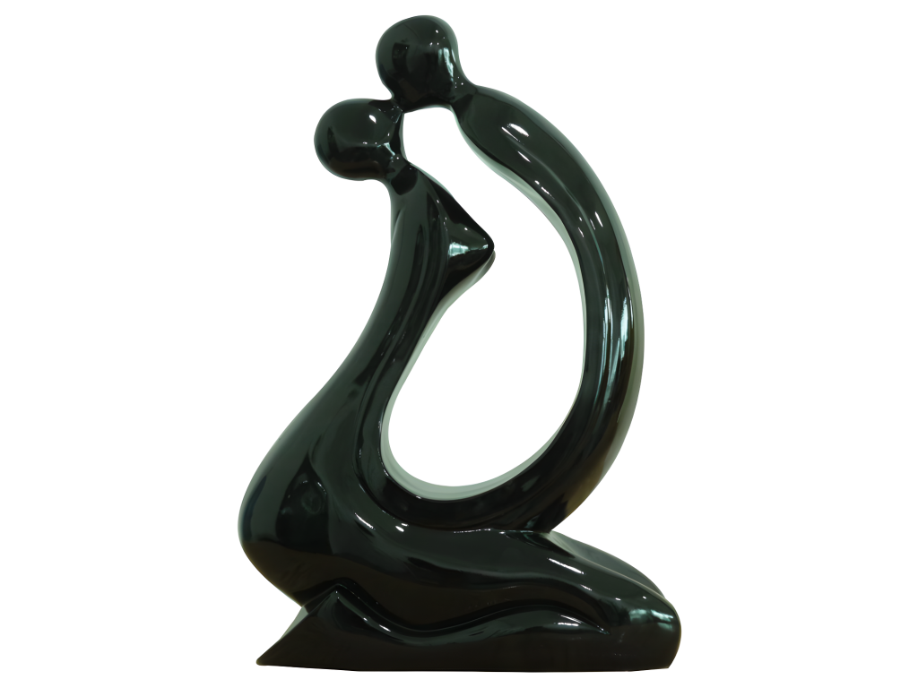 Grande statue CHLOE en résine noire - L32 x P12 x H47 cm | Leroy Merlin