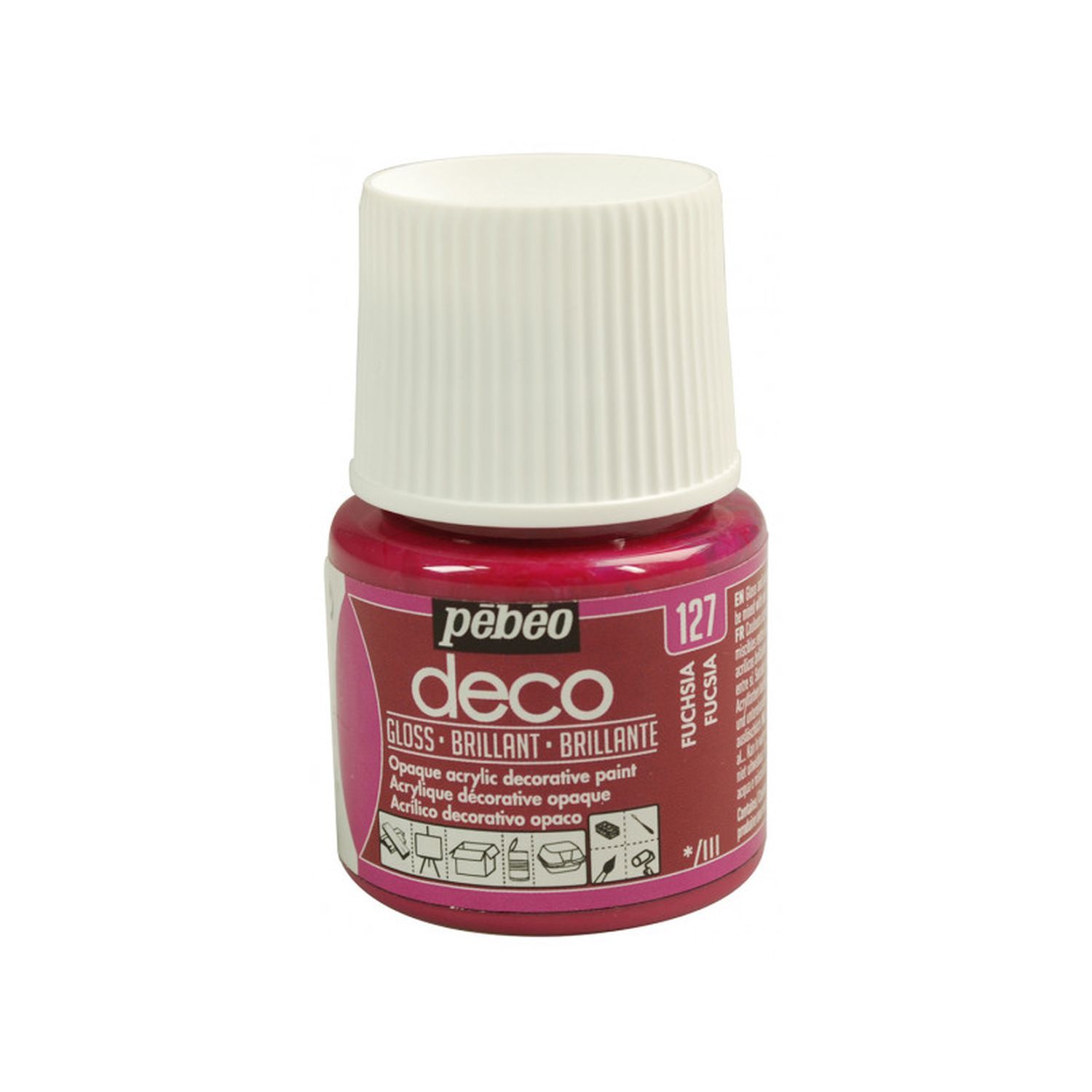 Vernice acrílica opaca brillante - Fucsia - 45 ml | Leroy Merlin