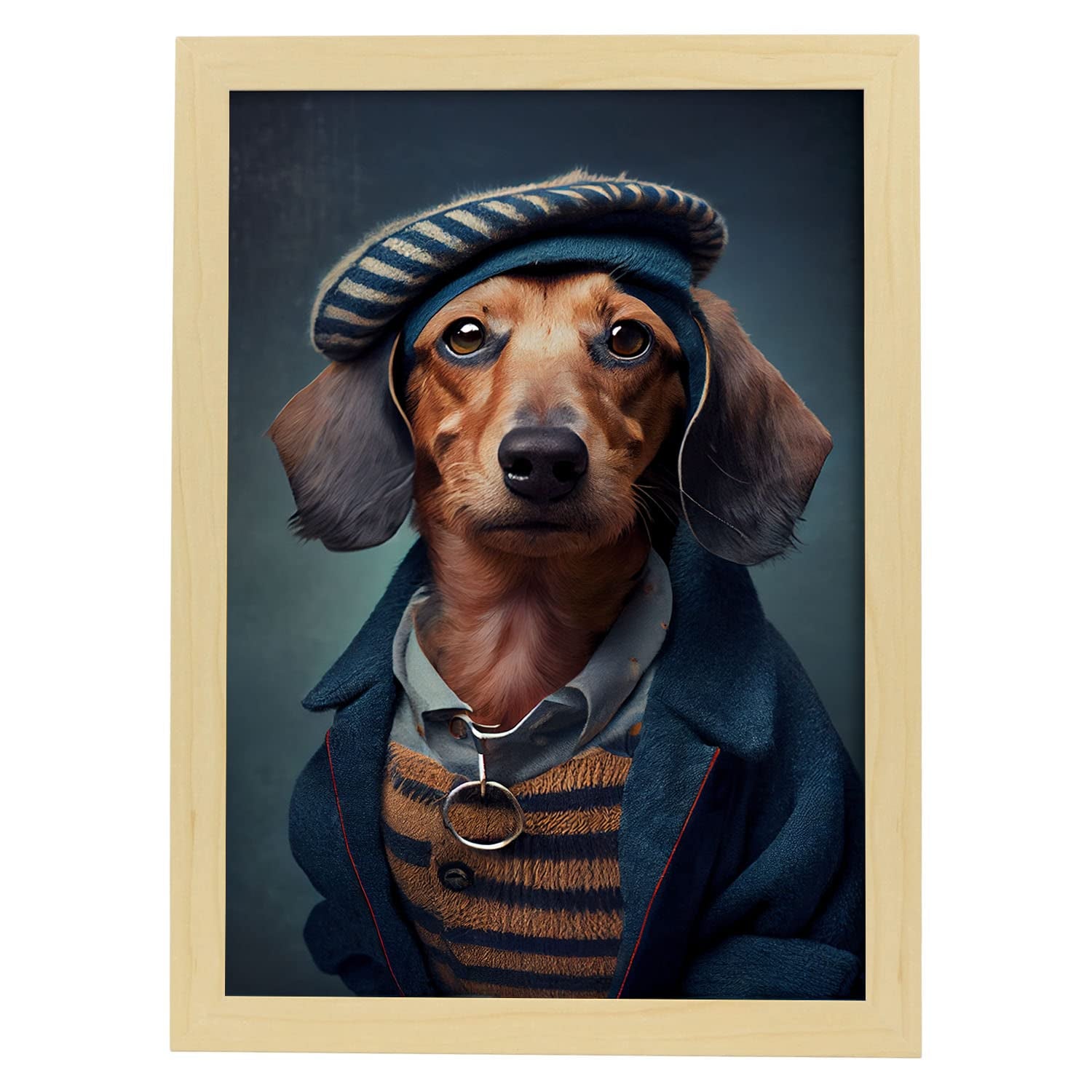 Nacnic Lámina Dachshund Generoso En Estilo Fotografía A Todo Color ...