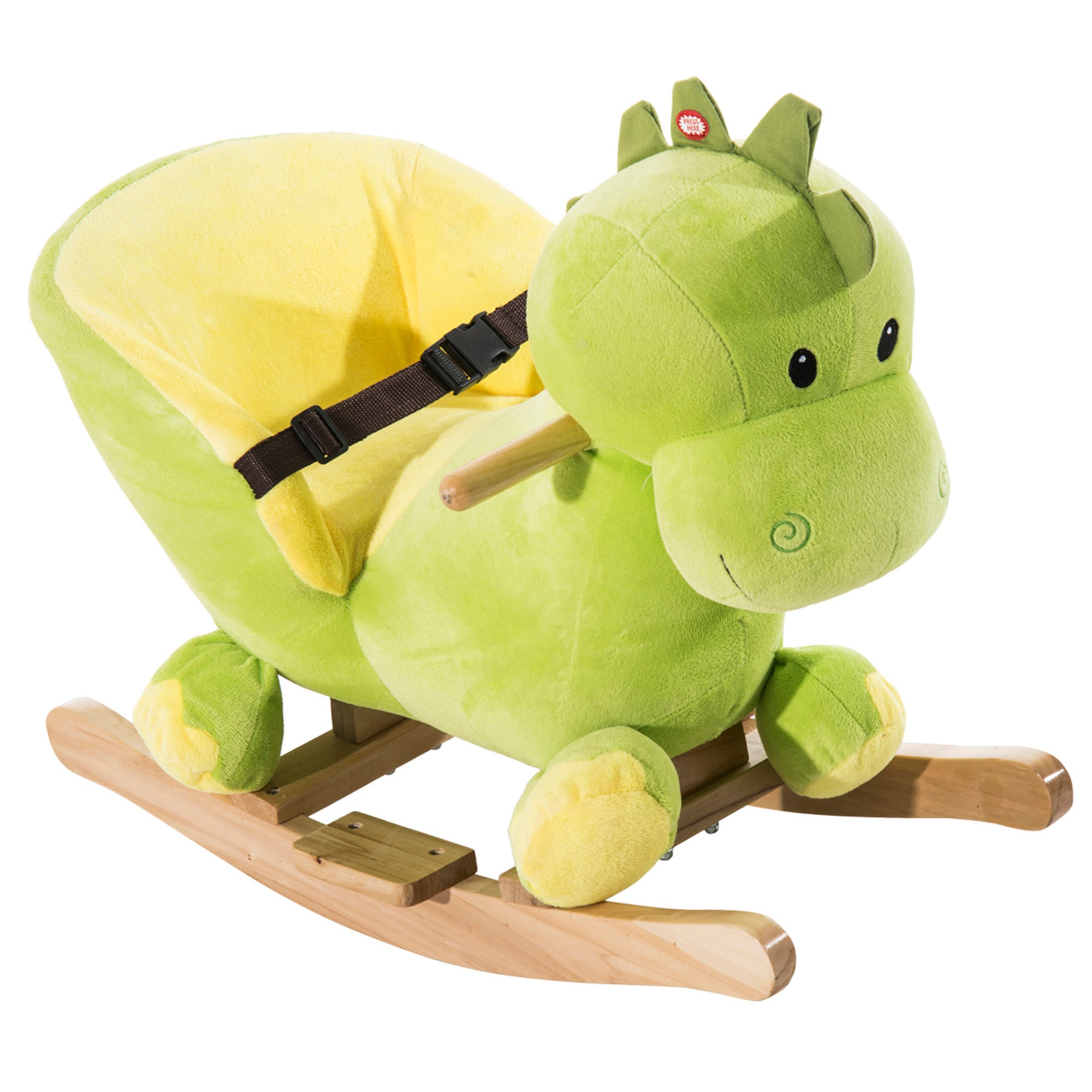HOMCOM Cavallo a Dondolo in Legno Drago per i Bambini 60 x 33 x 45cm ...