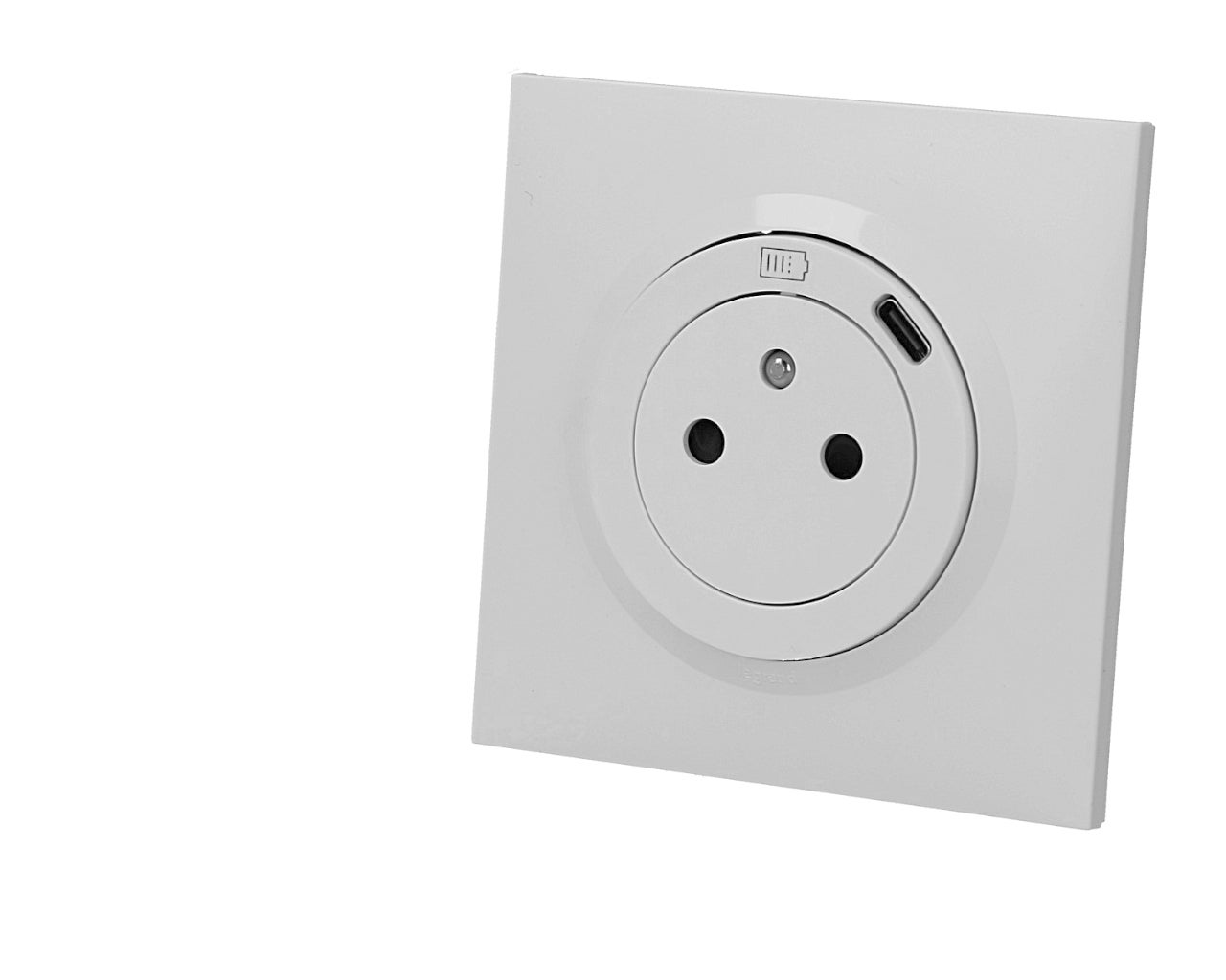 Prise électrique Legrand Dooxie™ surface + USB type C complète | Leroy ...