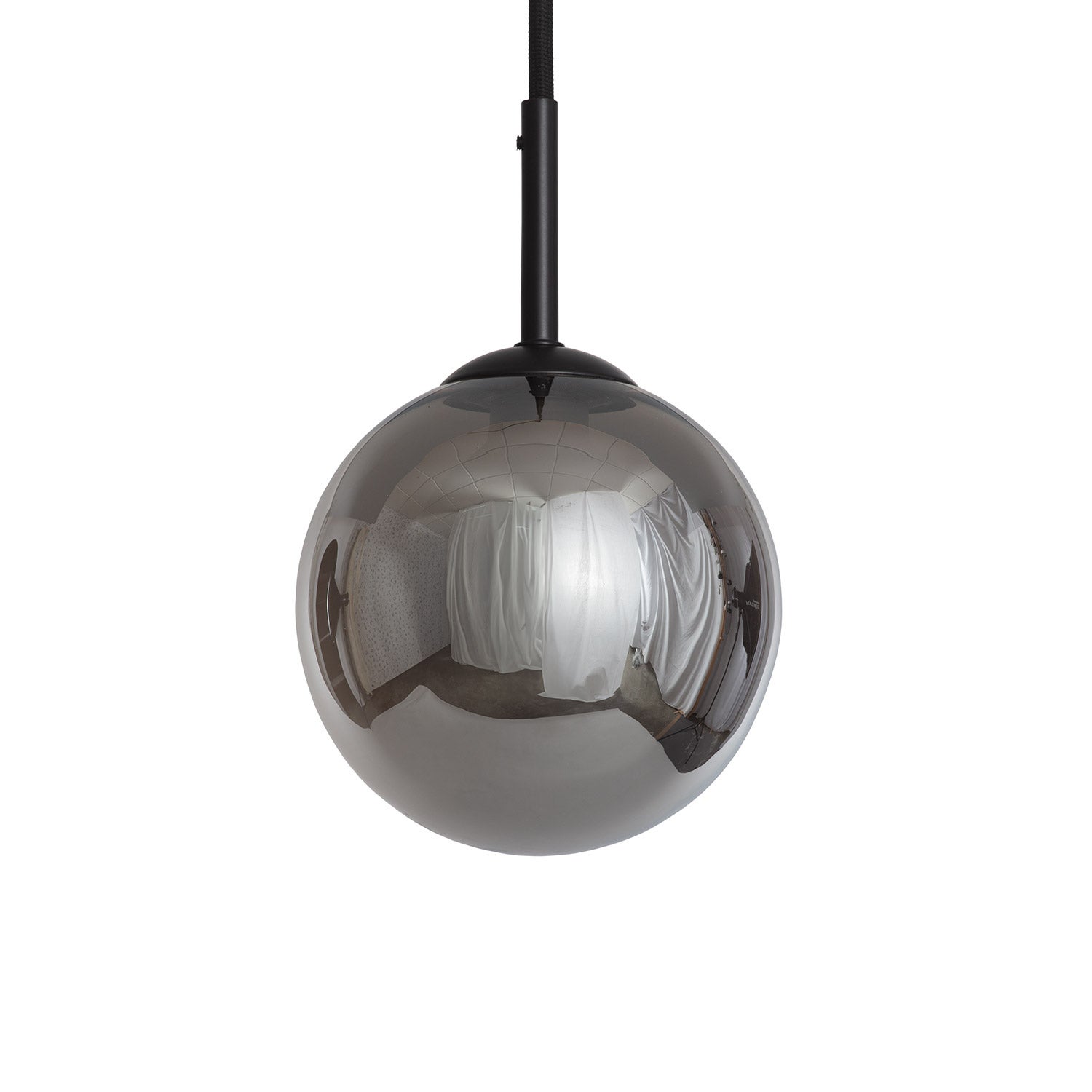 Ledkia Lámpara Colgante Cristal Kubad Negro | Leroy Merlin