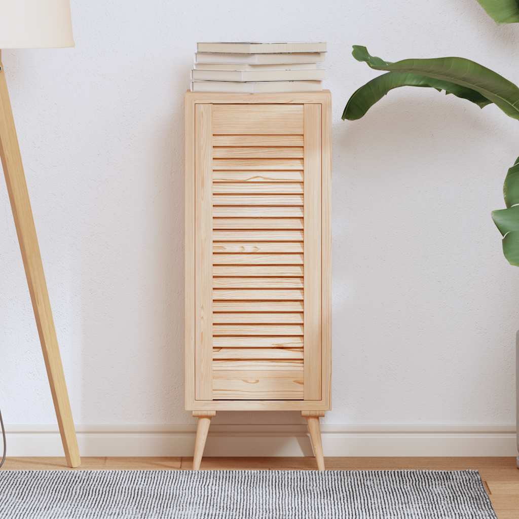 Porte d'armoire à persiennes 69x29,5 cm bois de pin massif | Leroy Merlin