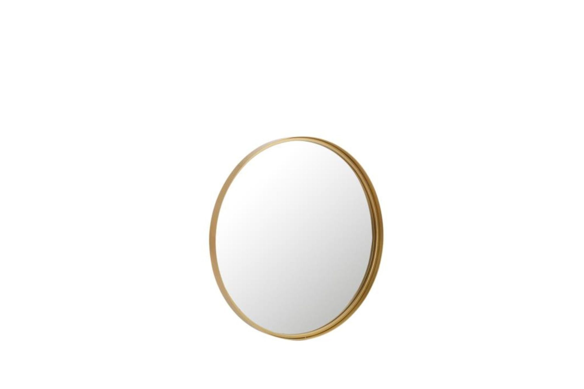 Miroir rond en métal doré à bord haut D60 - PAKO | Leroy Merlin