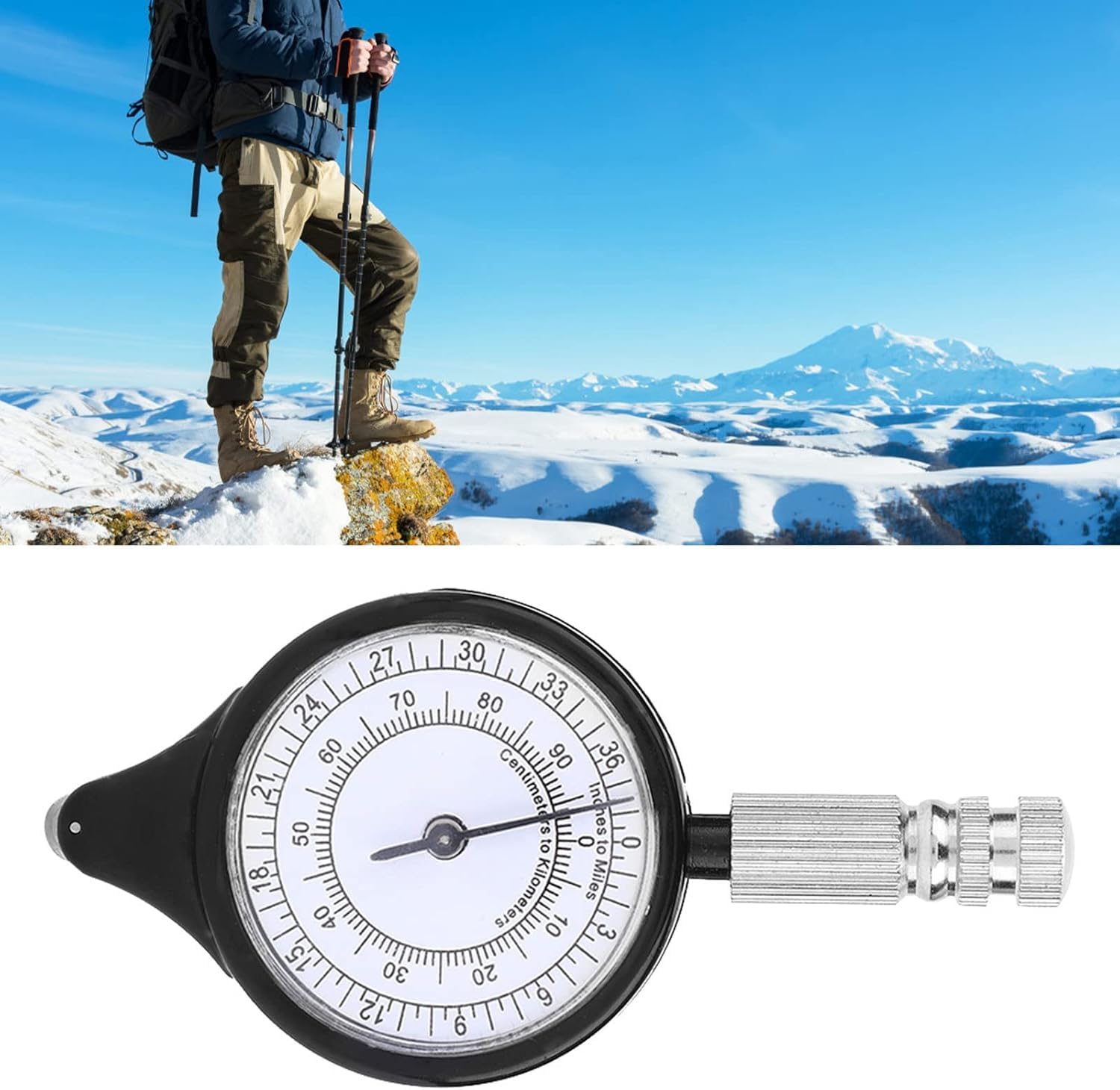 Mesureur de Carte Mesureur de Distance Calculatrice de Mesure Outil de ...