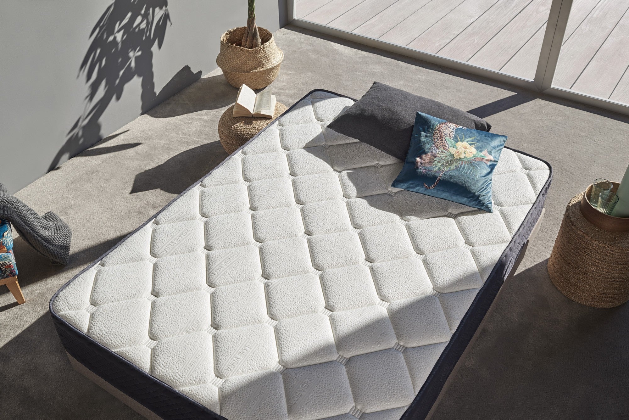 Colchón Visco 120X190 Victoria Grand Deluxe 30 Cm +/-2 Firmeza Media ...