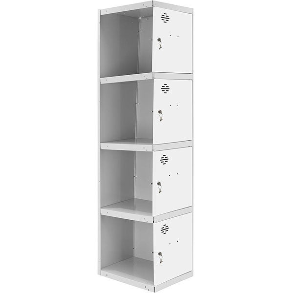 SIMONLOCKER casier en métal (180x40x50cm) GRIS ET BLANC | Leroy Merlin