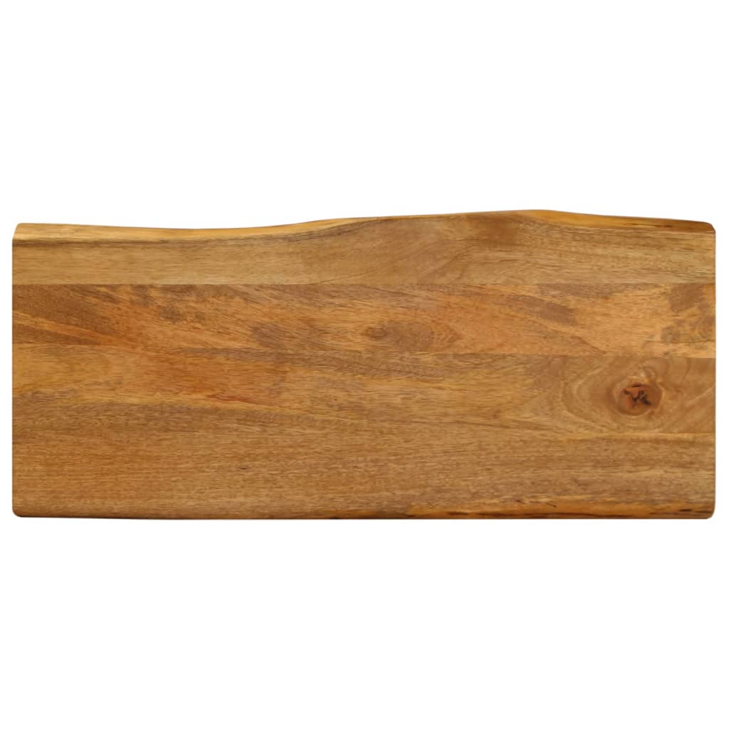 Dessus de table 90x40x3,8 cm bord vivant bois massif manguier | Leroy ...