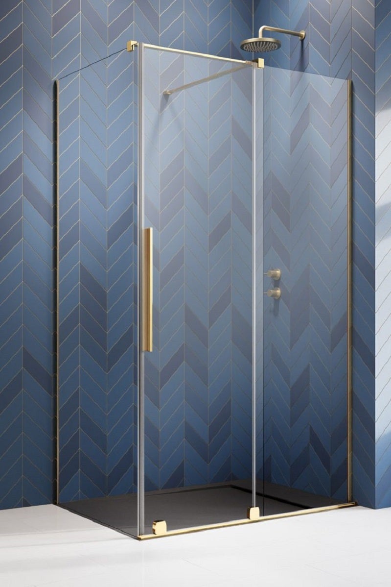 Cabine de douche coulissante,dimensions 100x80 FURO GOLD KDJ | Leroy Merlin