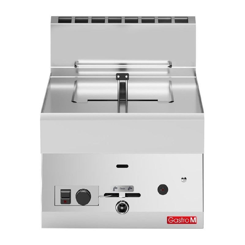 Friteuse Professionnelle à Gaz 650 mm - 8 Litres - 6,3 kW - Gastro M ...