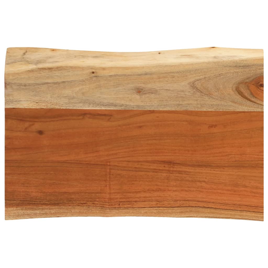 Dessus de table 60x40x3,8 cm rectangulaire bois massif d'acacia | Leroy ...
